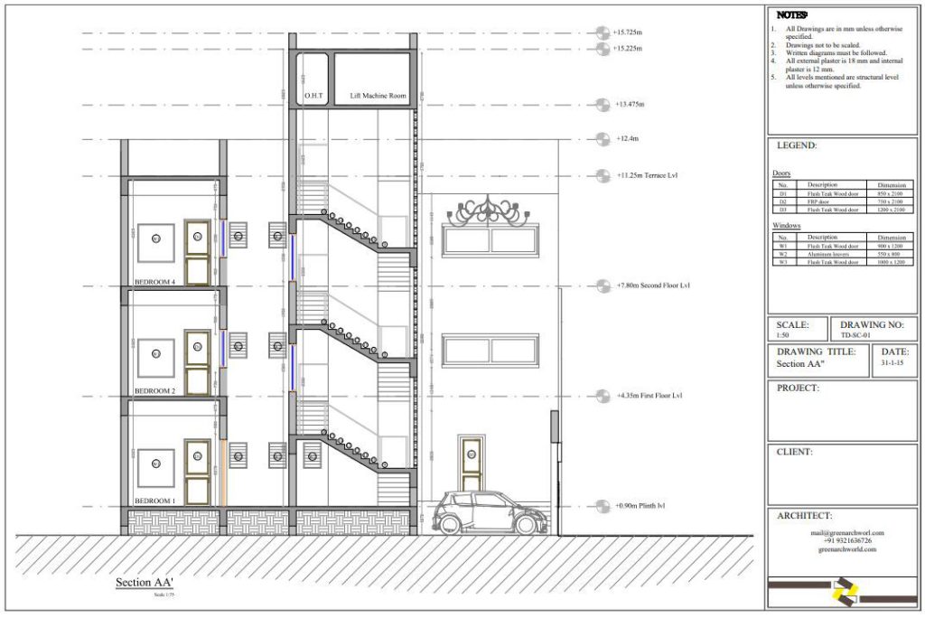 Floor Plans of a House - Project Overview - Green Arch World