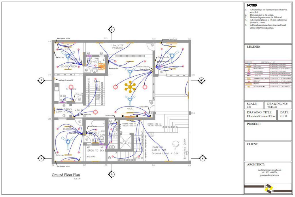Floor Plans of a House - Project Overview - Green Arch World