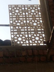 Jali Design for Front Elevation - GRC Jali - Green Arch World